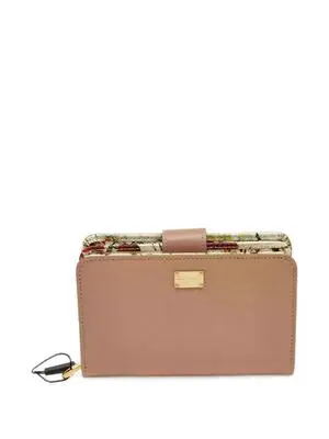 Dolce & Gabbana Logo-plaque Zip-around Wallet - Neutrals