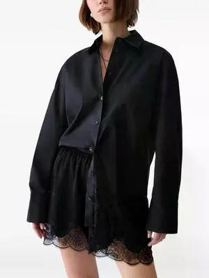 Liu Jo Poplin Shirt With Lace