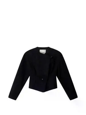Isabel Marant Étoile Bouclé Asymmetrical Jacket - Black