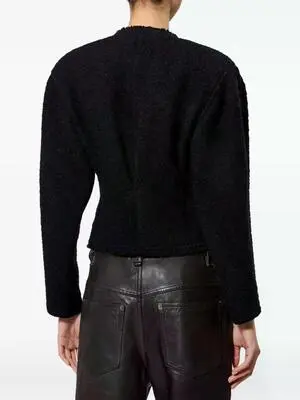 Isabel Marant Étoile Bouclé Asymmetrical Jacket - Black