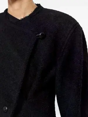 Isabel Marant Étoile Bouclé Asymmetrical Jacket - Black
