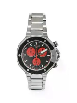 TISSOT 45mm Chronograph Stainless Steel Watch - Black