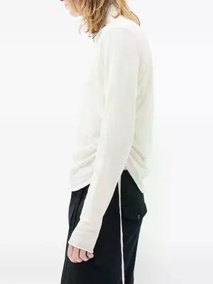 ANN DEMEULEMEESTER Lenart Mock-neck Long-sleeve Top