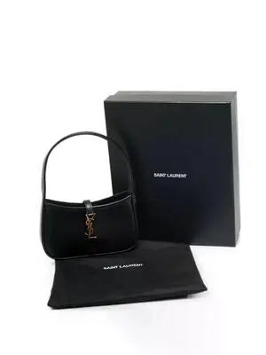 Saint Laurent Mini Le 5 À 7 Leather Shoulder Bag