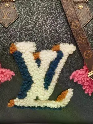 LOUIS VUITTON Speedy 30 Teddy Bandoulière Bag - Black