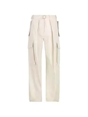 Loewe Belted Cargo Pants - Neutrals