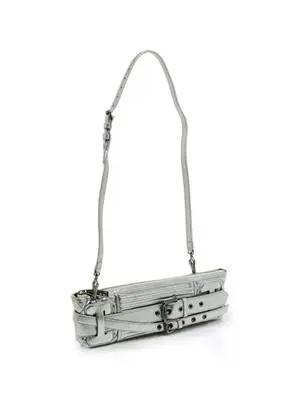 Burberry Buckle-detail Leather Shoulder Bag