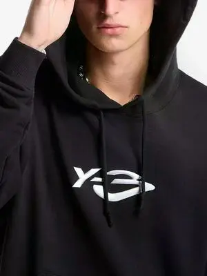 Y3 Liquid Logo-print Hoodie