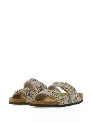 BIRKENSTOCK Arizona Snakeskin-effect Sandals