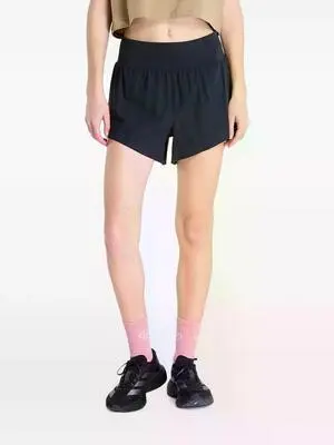 CIELE Trnshort 4 High-waisted Side-slit Shorts - Black