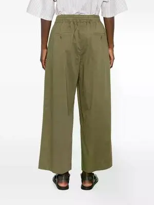 Max Mara Wide Leg Trousers - Green