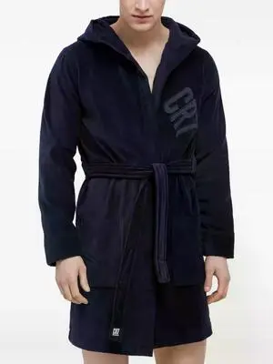 CR7 CRISTIANO RONALDO Velvet Hooded Gown