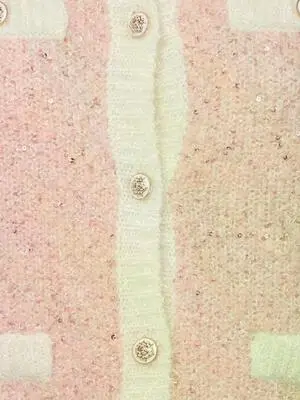 Maje Sequined Knit Cardigan