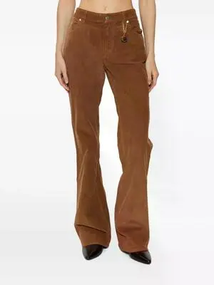 Stella McCartney Corduroy Logo-charm Trousers