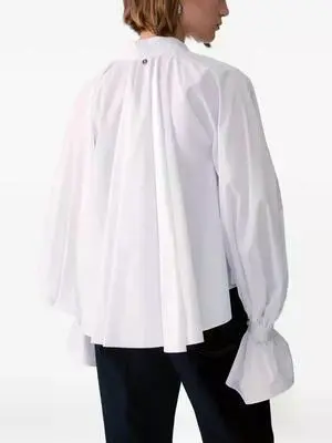 Liu Jo Soft Poplin Shirt With Ruffled Cuffs