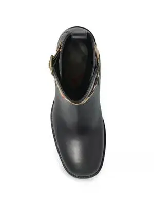 Burberry Huntley Buckled Ankle Boots