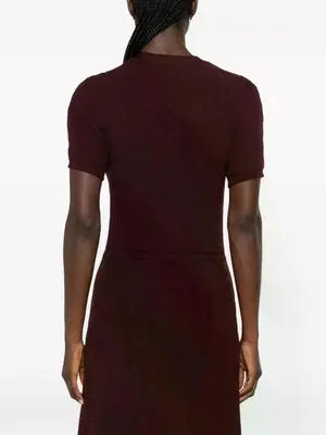 Maje Cable-knit Button-front Maxi Dress