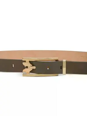 Victoria Beckham Dorian Pin-buckle Belt - Brown