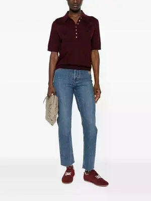 Maje Bow-embellished Straight-leg Jeans