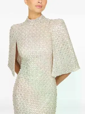 Jenny Packham Maxi Sedona Dress - Neutrals