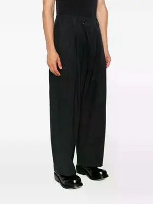 ZIGGY CHEN Pleated-waistband Pocket Trousers