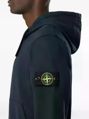 Stone Island Zip-up Cotton Hoodie