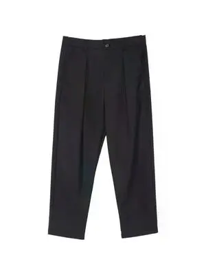 A.p.c. Pleated Straight-leg Trousers - Blue