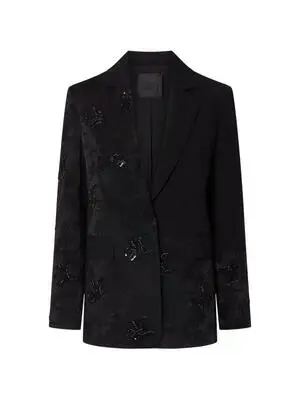 Liu Jo Jacket With Jewel Embroidery - Black