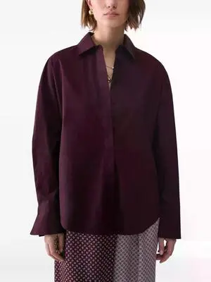 Liu Jo Shirt With Jacquard Satin Insert