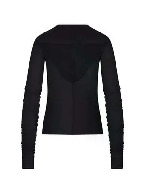 Rick Owens Ribbed Knit Hoodie