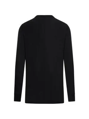 Rick Owens Raw-cut Long-sleeved T-shirt