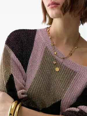 Liu Jo Sweater With Lamé Inlays