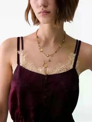 Liu Jo Jacquard Satin Lingerie Top