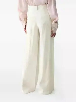 Liu Jo Flamed Viscose Wide-leg Trousers