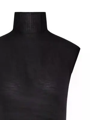Rick Owens Ribbed Knit Sleeveless Top