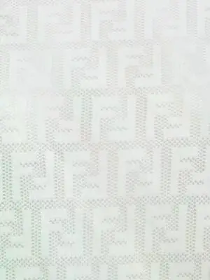 Fendi Zucca-pattern Short-sleeve T-shirt - White