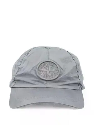 Stone Island Logo-patch Cap - Grey