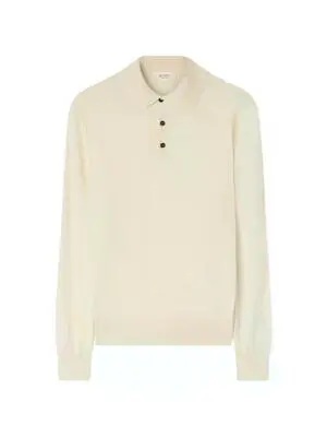 RETORI Retrofãƒâ"â" Button-front Knit Polo Shirt