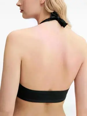 Guess Halterneck Bikini Top With Bow Detail