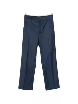 Kenzo Pressed-crease Tailored Trousers - Blue