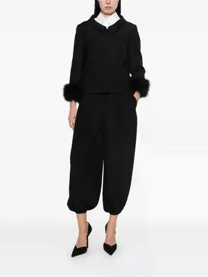 Valentino Garavani Feather Trim Jacket