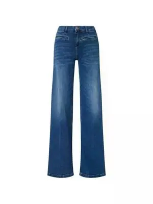 Liu Jo Stonewash Flare Jeans - Blue