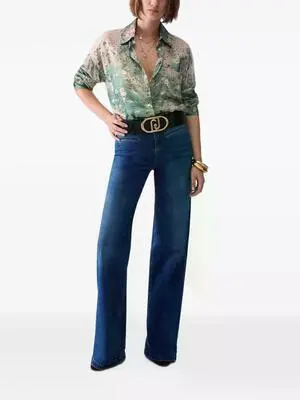 Liu Jo Stonewash Flare Jeans