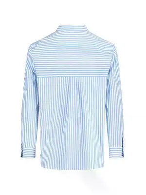 BETTY BARCLAY Crystal Embellished Striped Shirt