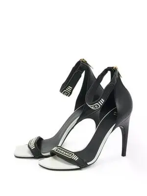Versace Logo-patch Ankle-strap Sandals