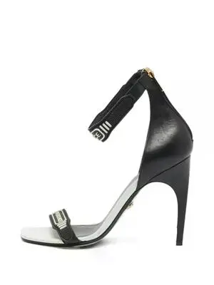 Versace Logo-patch Ankle-strap Sandals