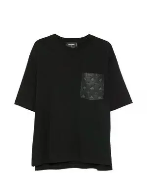 Dsquared2 Embossed-logo T-shirt - Black