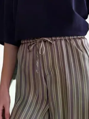 American Vintage Bovalow Vertical-stripe Shorts