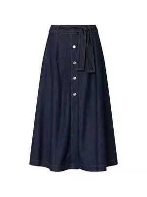 Liu Jo Long Denim Skirt - Blue