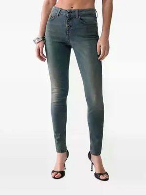 Liu Jo Skinny Jeans With Crafted Buttons